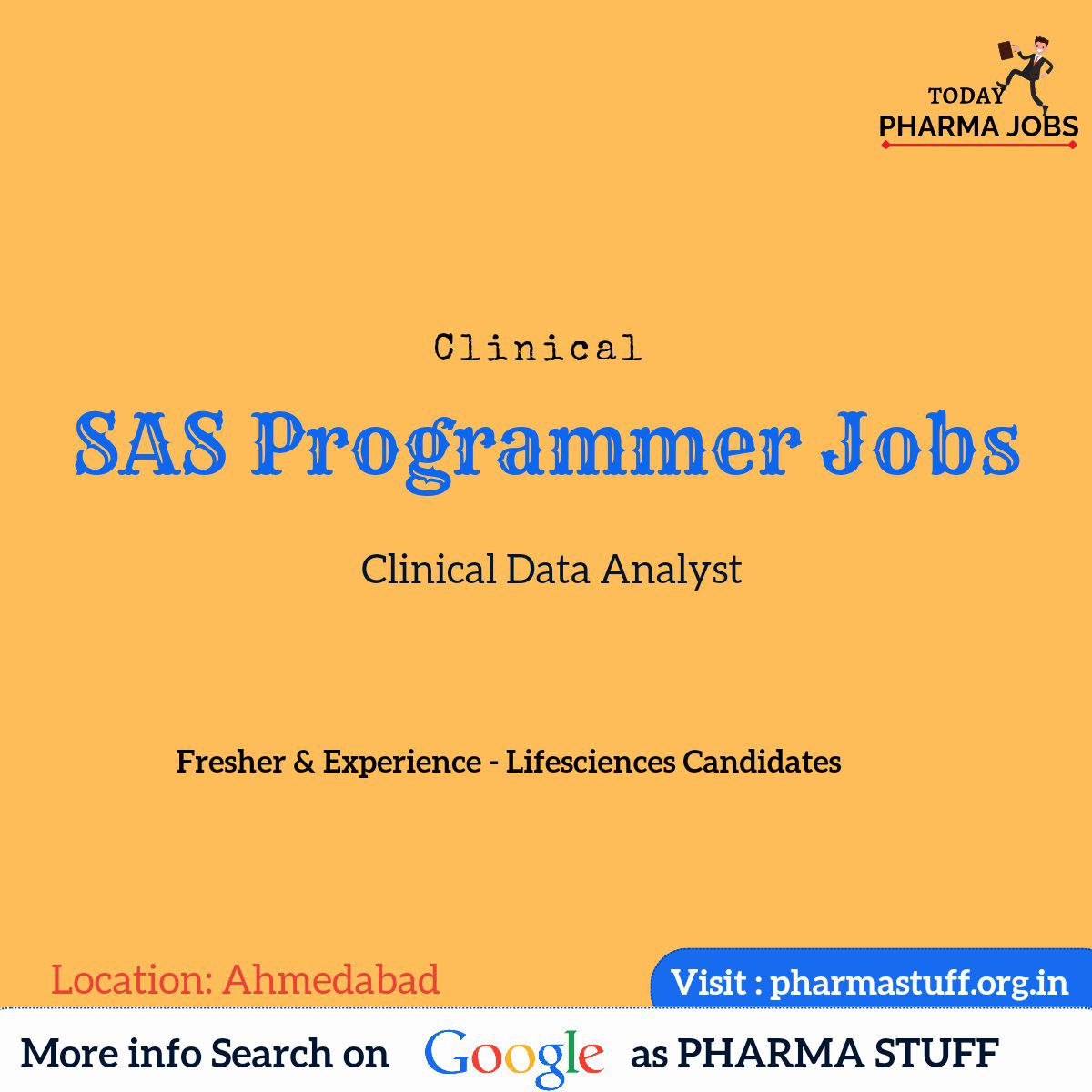 Clinical Sas Programmer Jobs For Freshers & Clinical Data Analyst