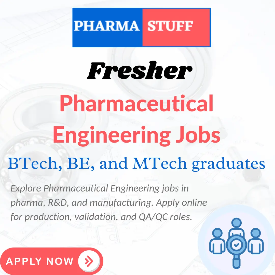 Pharmaceutical Engineering Jobs | Pharma & Production Careers